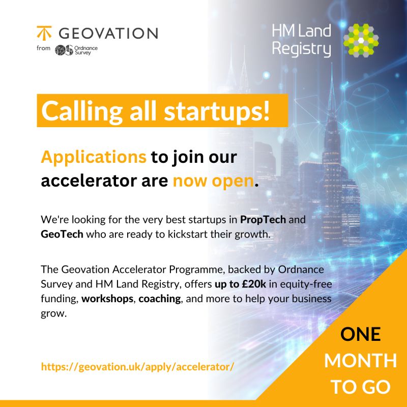PROPTECH-X 'Proptech & Property News': Geovation accelerator programme ... PROPTECH-X 'Proptech & Property News': Geovation accelerator programme ...